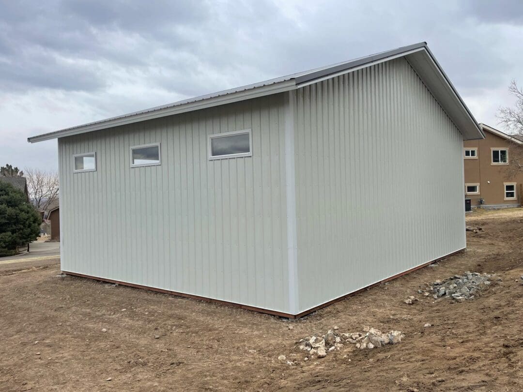 #12474 - 36 x 30 x 14 2 Car Garage in Golden Colorado | Steel Structures America
