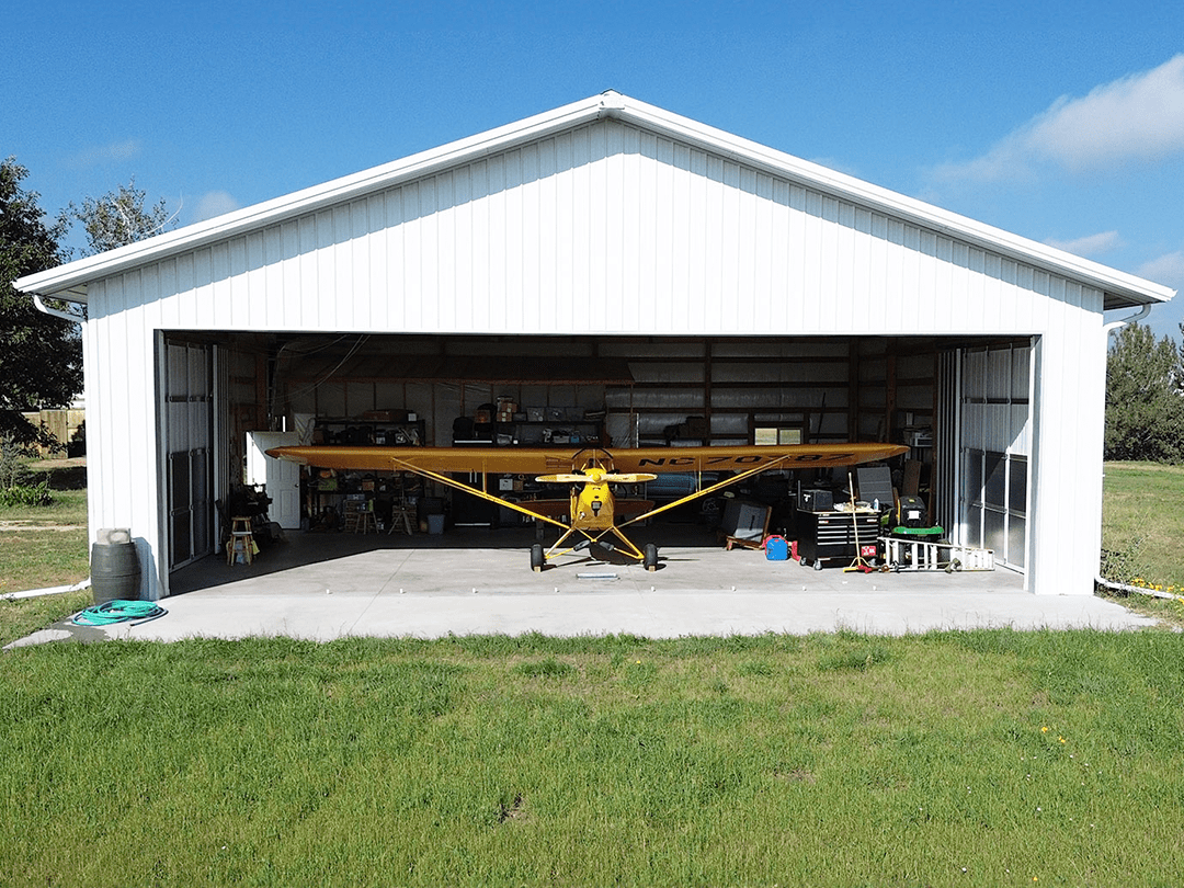 #10611 - 45 x 40 x 14 Airplane Hangar in Erie, Colorado | Steel ...