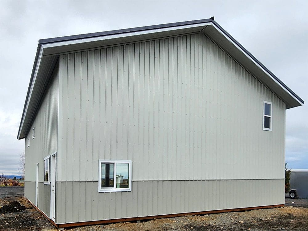 #13590 - 40' x 60' x 16' Shop in Ephrata, WA | Steel Structures America