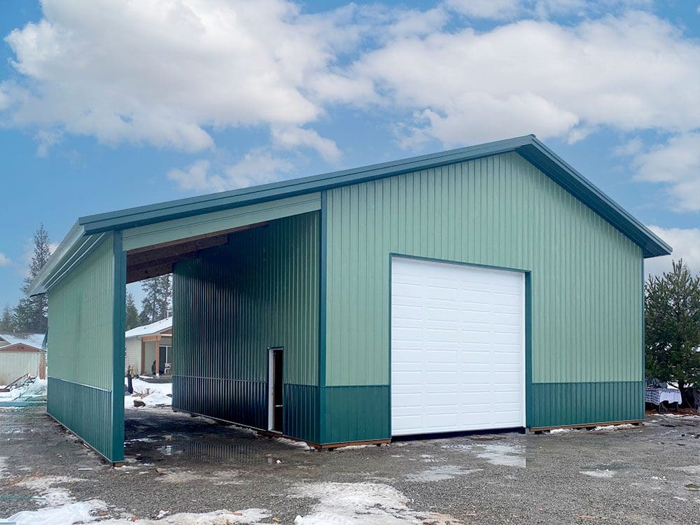 #13596 - 40' x 40' x 18' Residential Metal Building in Spirit Lake, ID ...