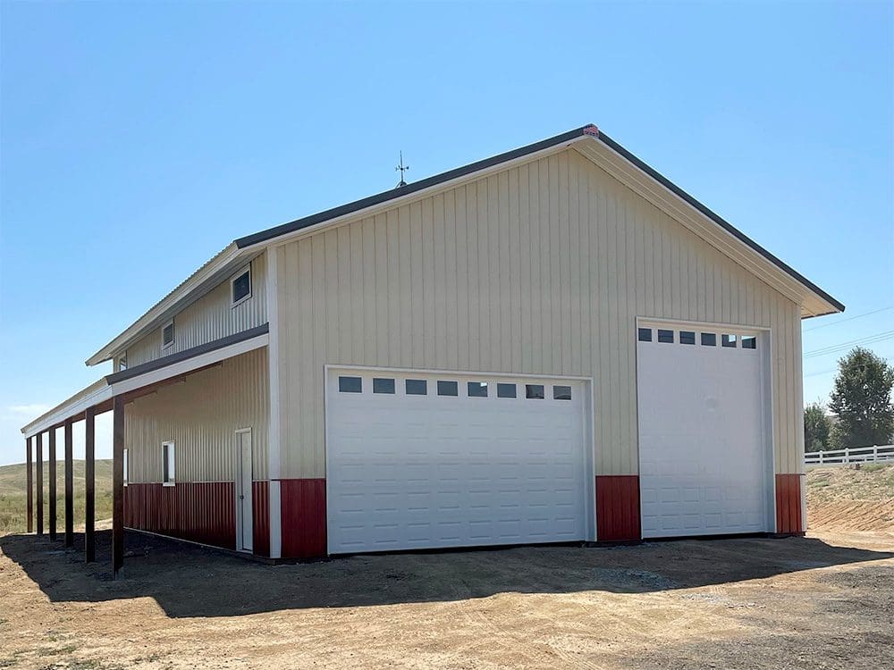 #13489 - 40′ X 50′ X 16′ Garage - Brighton, Colorado | Steel Structures ...