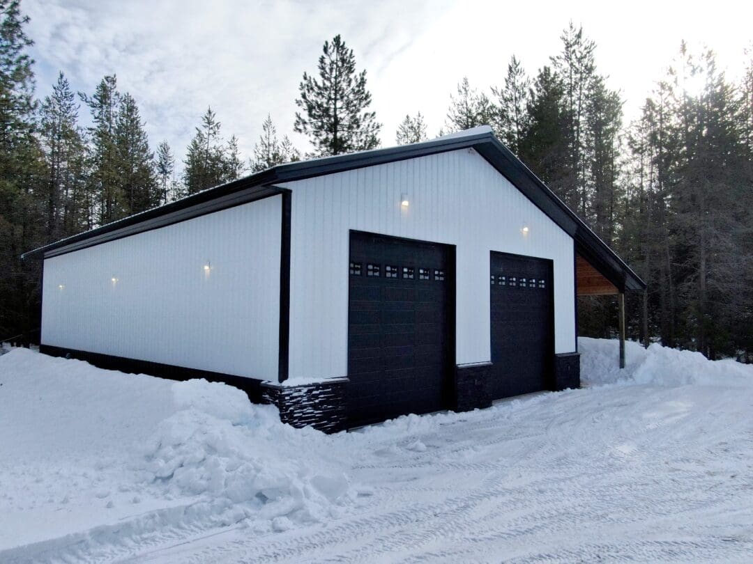 #13443 - 40 x 60 x 16 Shop with Lean-To in Rathdrum, ID | Steel ...