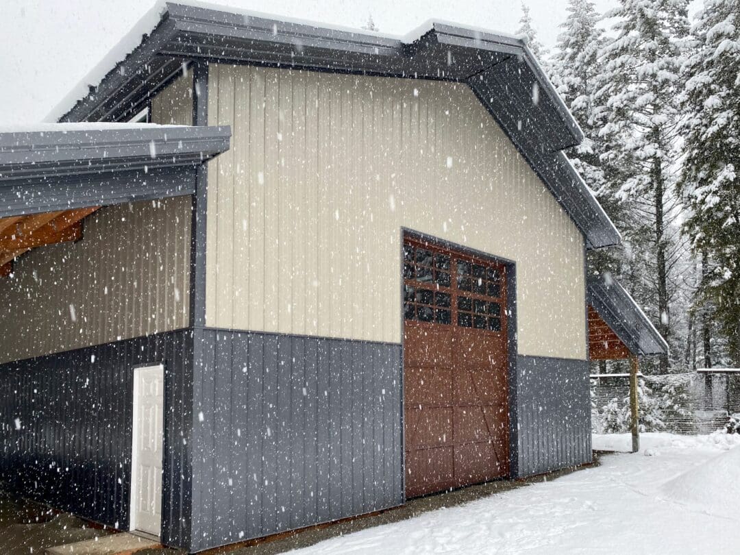 #13393 - 36' x 72' x 18' Horse Barn in Rathdrum, ID | Steel Structures ...