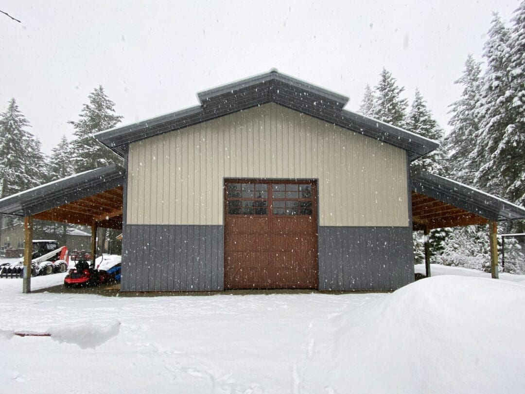 #13393 - 36' x 72' x 18' Horse Barn in Rathdrum, ID | Steel Structures ...