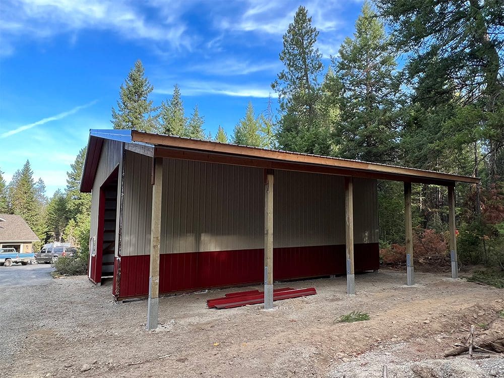 #13487 - 30 x 40 x 16 Shop in Athol, ID | Steel Structures America
