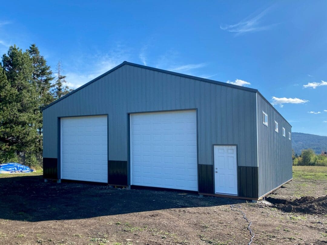 #13509 - 40 x 48 x 14 Custom Garage in Post Falls, ID | Steel ...