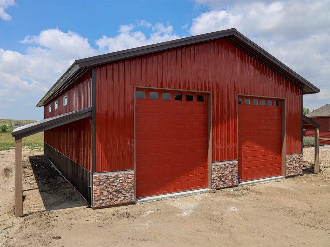 Pole Barn Rv Garage Detached Pole Barn Garage With 3 Garage Bays