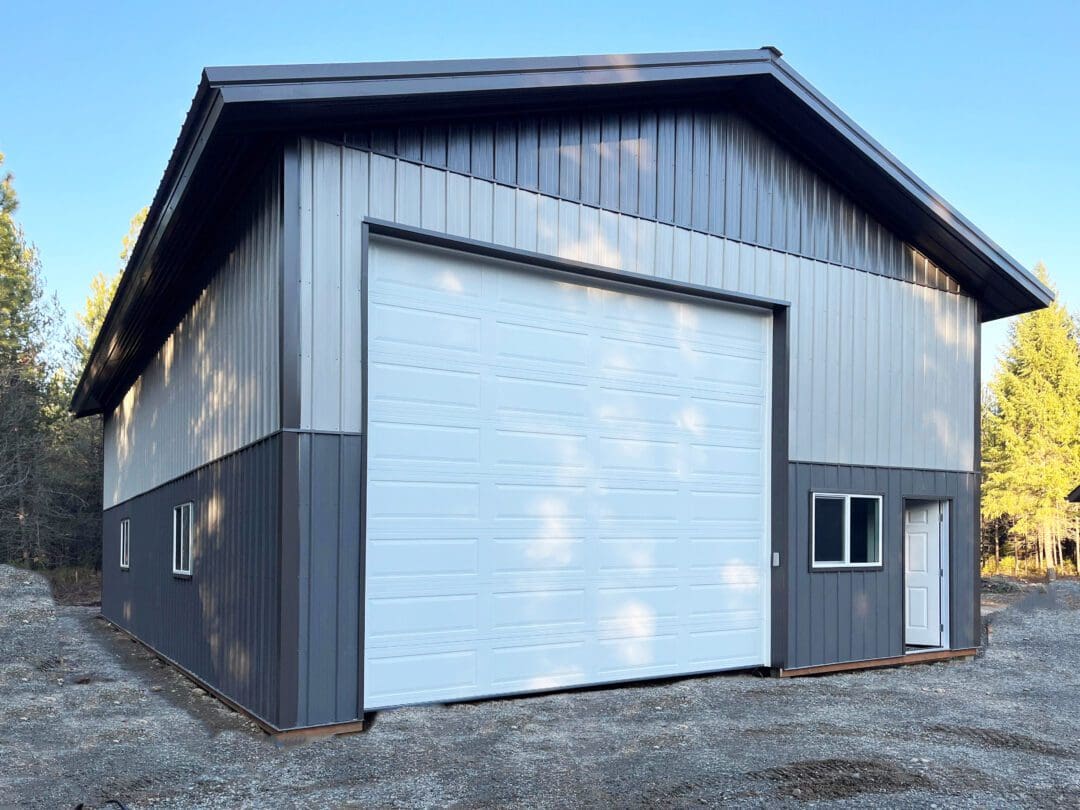 30x60x16 Designs With Loft Barn 20x30x12 Garage Workshop | Installed