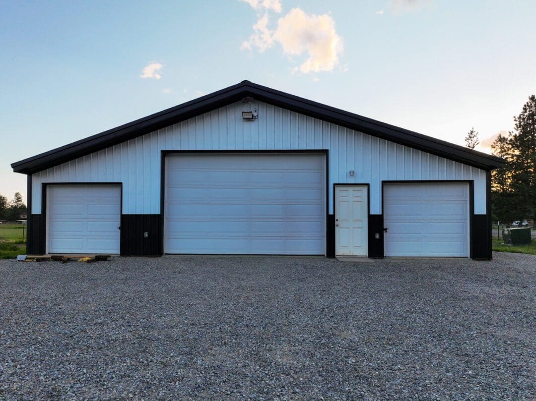 #12665 - 24x30x12 North Idaho Residential Pole Building with Dual ...