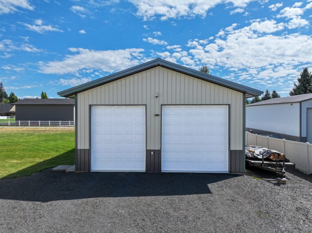 #11298 - 30x50x14 Post-Frame Shop in Hayden, ID | Steel Structures America