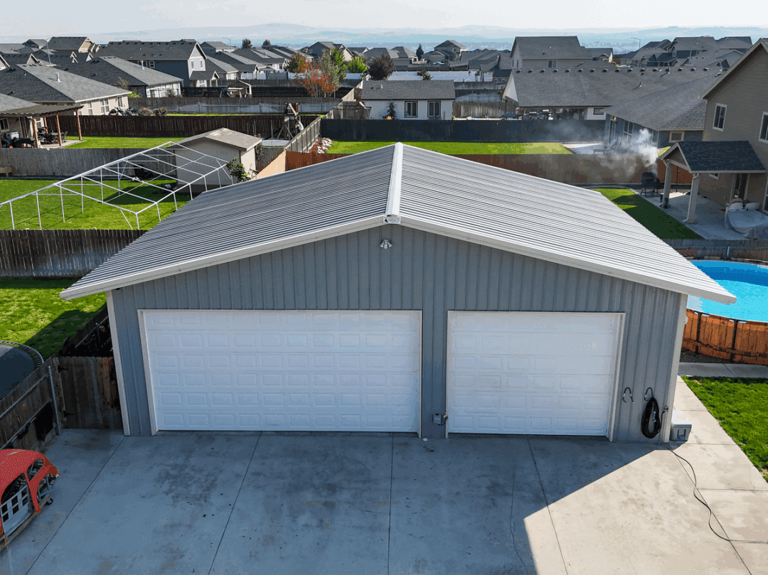 #10515 - Post-Frame Shop in Pasco, WA | Steel Structures America