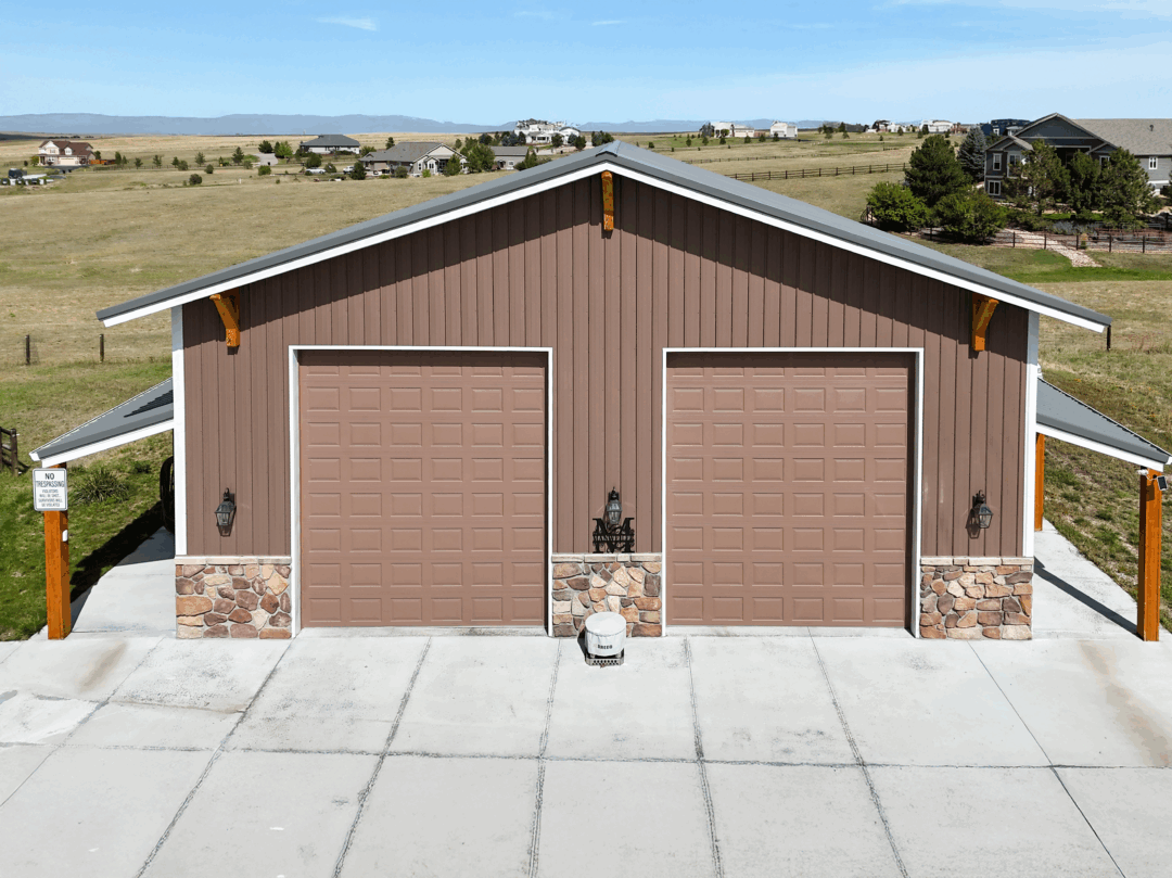 #12760 - 40x60x16 Post-Frame Shop With Lean-To in Parker, CO | Steel ...